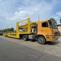 China Standard 28Ton Landing Gear Car Carrier Semi Trailer with Max Payload of 45 100 Tons for sale
