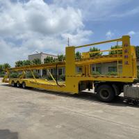 China Standard 28Ton Landing Gear Car Carrier Semi Trailer with Max Payload of 45 100 Tons for sale