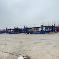 China HUAXIANG 2 Axle Light Weight Double Deck Car Carrier Semi Trailer for Car Transporting for sale