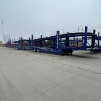 China HUAXIANG 2 Axle Light Weight Double Deck Car Carrier Semi Trailer for Car Transporting for sale