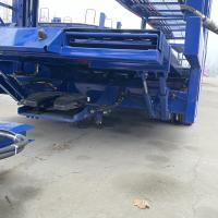 China HUAXIANG 2 Axle Light Weight Double Deck Car Carrier Semi Trailer for Car Transporting for sale