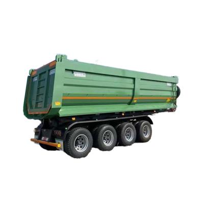 China 42 Cubic Meters 40-80 Tons Rear Dump Trailer for Construction Truck Trailer at Lower for sale
