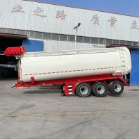China Powder Material Transport Tank Ash Tank Back Dump Truck Trailer for Chemical Liquid Transportation for sale