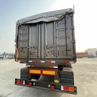 China Transport Sand with Ease 40 Ton 50 Ton 4 Axle Side Tipper / Rear Dumper Semi Trailers for sale