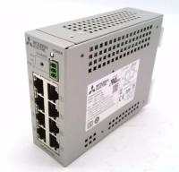 China NZ2EHG-T8N,PLC 8-port industrial switching hub designed for high-speed Ethernet, supporting 10/100/1000 Mbps speeds and CC-Link in stock for sale