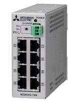 China NZ2EHG-T8N,PLC 8-port industrial switching hub designed for high-speed Ethernet, supporting 10/100/1000 Mbps speeds and CC-Link in stock for sale