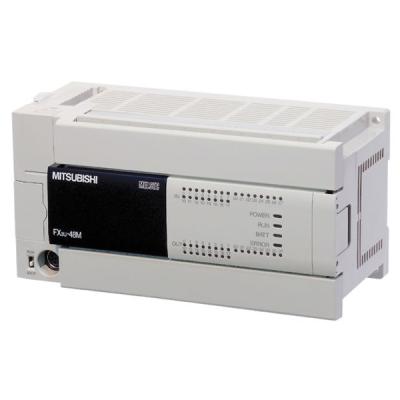 China Mitsubishi PLC Module FX3U 48MT ES A with 48 I O points 24 inputs 24 transistor outputs and integrated RS422 USB communication ports for sale
