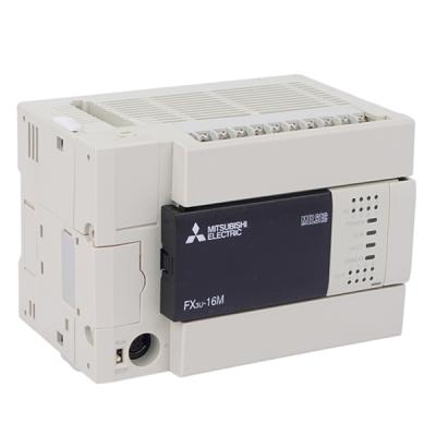 China FX3U-16MT/ESS Mitsubishi PLC Module FX3U 16MT ESS Featuring 16 Total IO Points 8 Inputs 8 Outputs and 24V DC Sink Source Input Type for sale