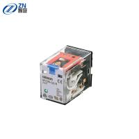 China MY2IN-D2-GS-R DC24 Relay 8 Pin 10A Coil Surge Absorption Lockable Push test button for sale
