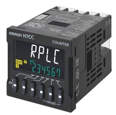China H7CC-AUD Digital counter, screw terminals, 48x48 mm, IP66, 6 count digits, multifunction: 1&2-stage, total, batch, dual, twin counter, tachometer, SPDT relay & SPST transistor output in stock for sale