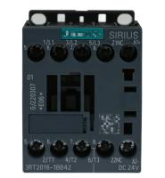 China 3RT2016-1BB42 active 3-pole power contactor from the SIRIUS 3RT2 series, sized S00 for sale