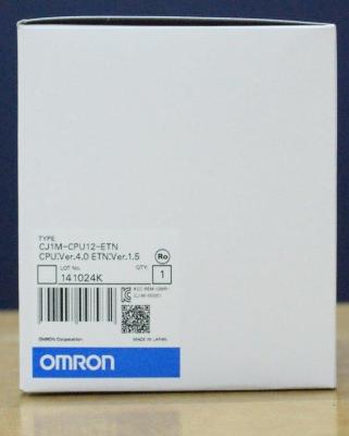 China CPU Omron PLC Module CJ1M-CPU12-ETN Stored Program 90 × 65 Mm for sale