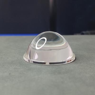 China 50mm BK7 Optical Glass TIR Lens 10 Degree Beam Angle for LED Torch Light Reflector for sale