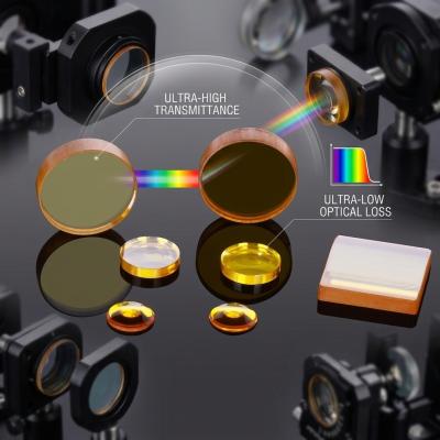 China 520nm Short Pass Optical Glass Filter 10/5 to 60/40 Scratch Dig for Instruments for sale