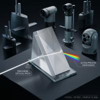 China Custom High precision Optical BK7 Glass Suncatcher Crystal Prism Right Angle Triangular Prism With AR coating for sale