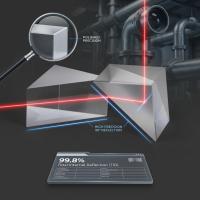 China Customizable Optical Right Angle Glass Crystal Ball Prism K9 BK7 90 Degree Light Deviation for sale