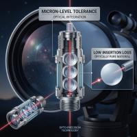 China Double Ball Glass Objective Cemented Telescope Lens 1.5-300mm Diameter Achromatic Optical Design for sale