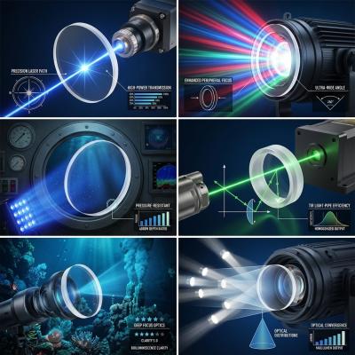 China 150mm K9 NBK7 Sapphire Cemented Achromatic Convex Lens with ±0.01mm Thickness Tolerance for Precision Imaging for sale