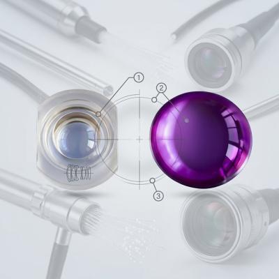 China UV IR Broadband Coated Endoscope Lens Spectral Medical Imaging Fused Silica for sale