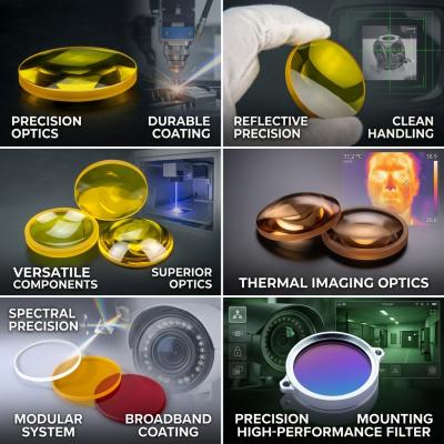 China AR Coated Germanium IR Lens 3-5um MWIR High Transmission 25.4mm Optics for sale