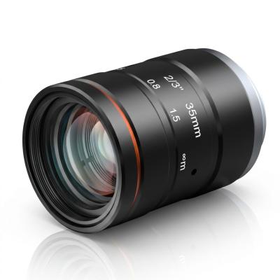 China Industrial 35mm Fixed Focal Machine Vision Lens 16MP C-Mount for Print Inspection for sale