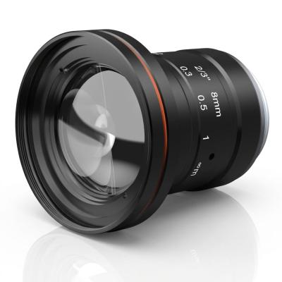 China 16MP 8mm Fixed Focal Machine Vision Lens C-Mount for Wide Area Inspection for sale
