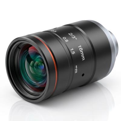 China Precision 16mm Fixed Focal Camera Lens 16MP C-Mount for PCB Solder Inspection for sale