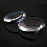 China 114mm Diameter 250mm Focal Length Optical Glass Plano Convex Lens in CaF2 Material for Lighting Systems for sale