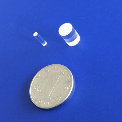 China JGS1 BK7 Sapphire Rod Lens 0.5mm to 300mm Diameter for Medical Endoscope and Machine Vision for sale