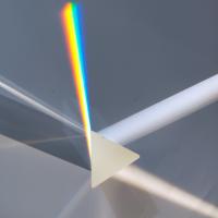 China CaF2 Equilateral Optical Glass Prism with ±0.02mm Tolerance and 1/10λ Surface Flatness for Sensor Measurement for sale