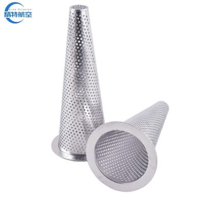 China Stainless Steel Basket Tube Filter 0.01-1000um for Hydraulic Filtration 304 316L for sale