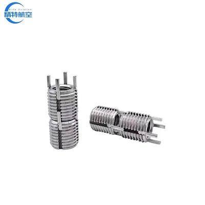 China M8 Stainless Steel Key Locking Threaded Insert Sleeve Nickel Plated 12mm Length for sale