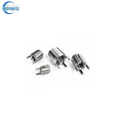 China Stainless Steel 303 Heavy Duty Key Locking Thread Inserts M4 to M24 Custom Lengths for sale