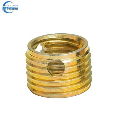China Type 302 Self Tapping Thread Inserts Slotted Small Outside Diameter Left Rotation Stainless Steel 304 for sale