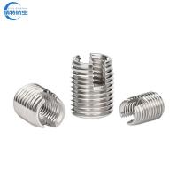 China Carbon Steel 3-Hole Self-Tapping Threaded Inserts M1.4-M60 for Internal Thread Repair for sale