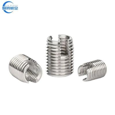 China Carbon Steel 3-Hole Self-Tapping Threaded Inserts M1.4-M60 for Internal Thread Repair for sale