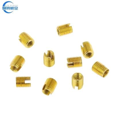 China Lubricated Slotted Self-Tapping Threaded Insert M1.4-M60 Stainless Steel 302/307/308 for sale