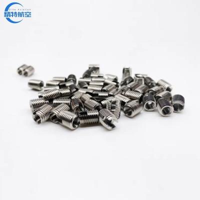 China Other Name Tanged Thread Inserts Unc/Unf Threaded Inserts with Cutting Slot Brass Wire Sleeves Screw Nut for sale