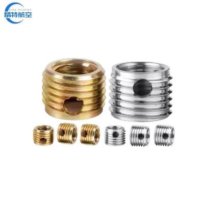 China UNC UNF Self Tapping Threaded Inserts 500pcs Bag Stainless Steel 302 307 308 for Automotive Rail for sale