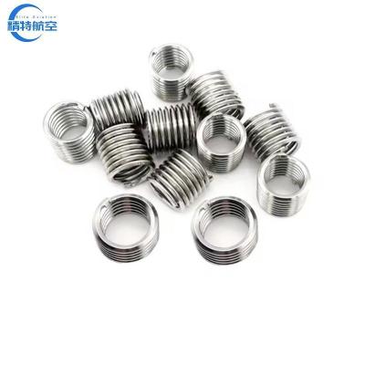 China 316 Stainless Steel Tangless Coilthread Wire Threaded Repairing Inserts M4 Size 1400Mpa Strength for sale