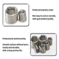 China M3 M4 M5 NAS 1130 Tangless Thread Insert 316 Stainless Steel Zinc Plated Durable Thread Repair for sale