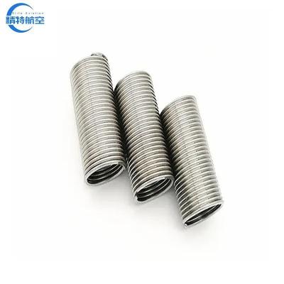 China 316 Stainless Steel Tangless Coilthread Wire Threaded Repairing Inserts M5 M6 M8 NAS12130 Metric Helical Coil for sale