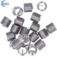 China Polishing Fine Thread 304 Stainless Steel Spring Wire Thread Insert 100pcs/bag for sale