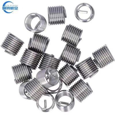 China Polishing Fine Thread 304 Stainless Steel Spring Wire Thread Insert 100pcs/bag for sale