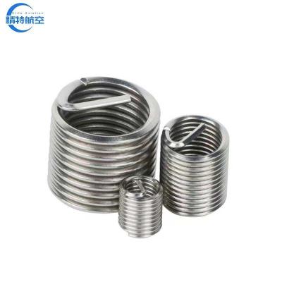 China Stainless Steel 304 316L Helical Wire Threaded Inserts M2 to M20 Metric Sizes Zinc Plated for sale