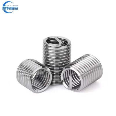 China Stainless Steel 304 Coil Threaded Insert M2-M24 1D 1.5D 2D Nickel Plated Colorful Surface Finishing for sale