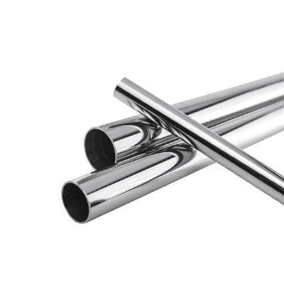 China SUS201 202 Brushed Stainless Steel Pipe Tubing 6K Mirror Bright Polished  Round 304 316L for sale