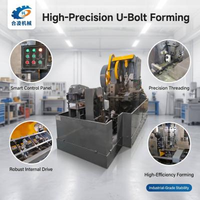 China Automatic U Bolt Making Machine Integrated with PLC Control System Supporting Steel Material Compatibility in Industrial for sale