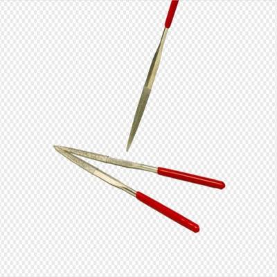 China Customizable Single Sided Triangular Diamond File 140mm-180mm for sale