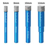 China Brazing Brazed Dry Drilling Diamond Hole Saw Drill Bit With Hexagon Shank for sale